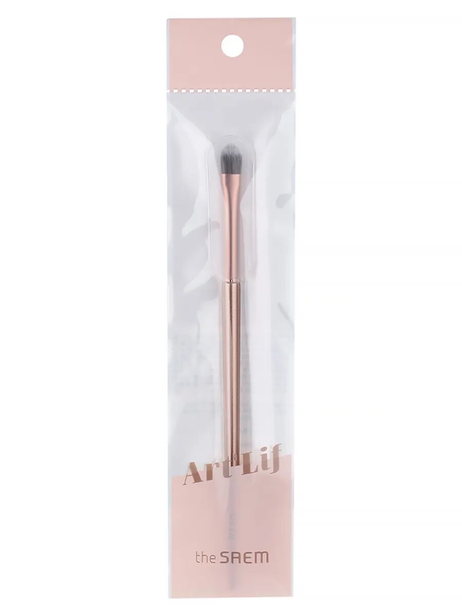 Кисть The Saem Art'Lif Concealer Brush, для лица, двухсторонняя, овальная, бежевая
