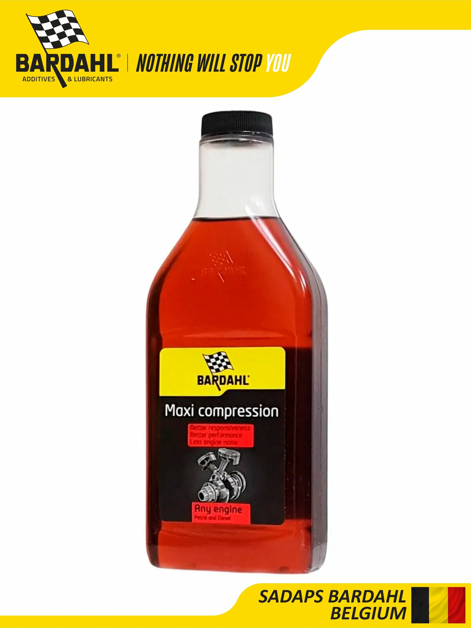Присадка в моторное масло Махi Compression 2 in 1 Formula 500 мл