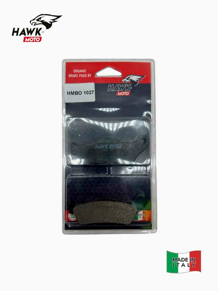 Колодки тормозные органические HMBO 1027 на мотоцикл DUCATI, BMW, YAMAHA , SHERCO, KEEWAY