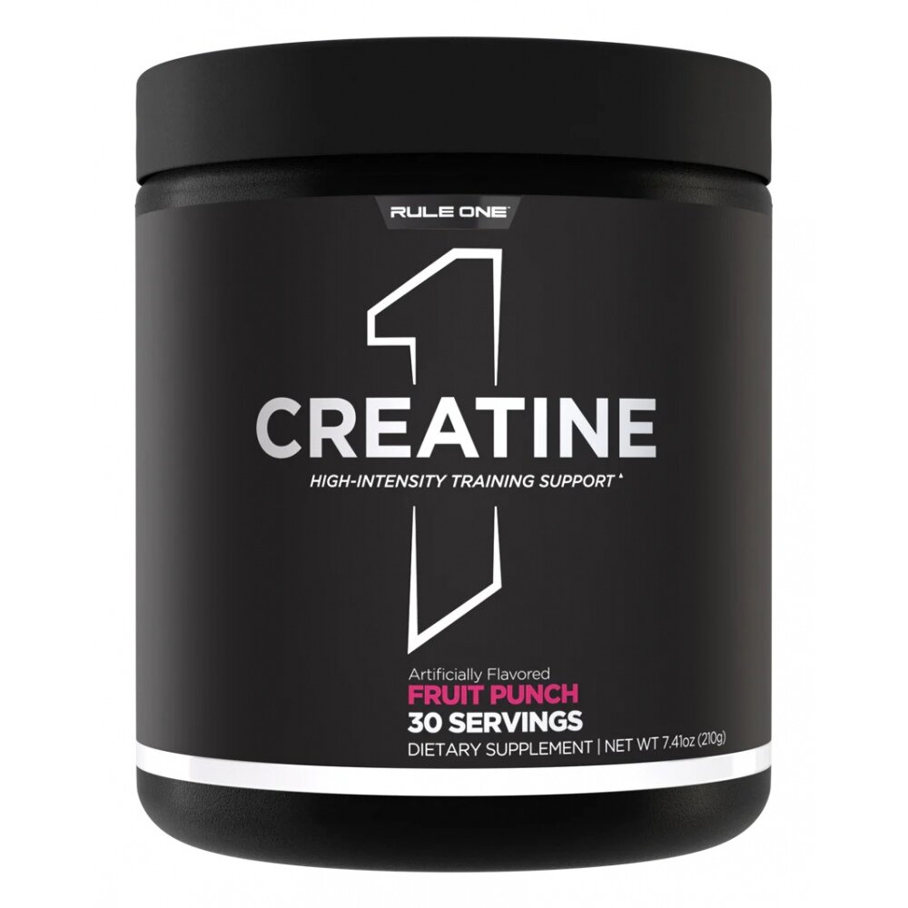 Креатин Rule One (R1) Creatine, 210 г, Вкус Blue Raspberry / Голубая Малина