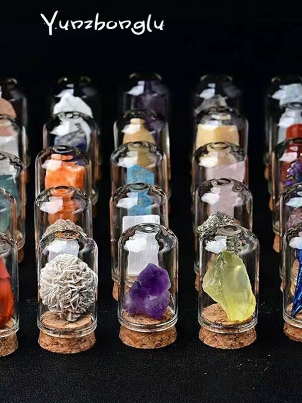 Натуральных камней самоцветов и минералов, игровой набор, амулет, вещи для экспериментов, учёбные принадлежности