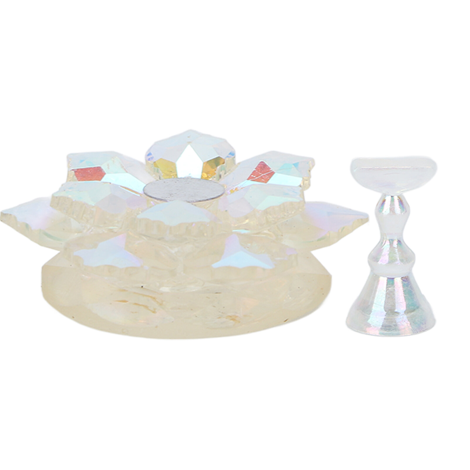 Подставка-держатель для типсов, самодельный магнитный держатель для демонстрации инструментов для маникюра с накладными ногтями, белый