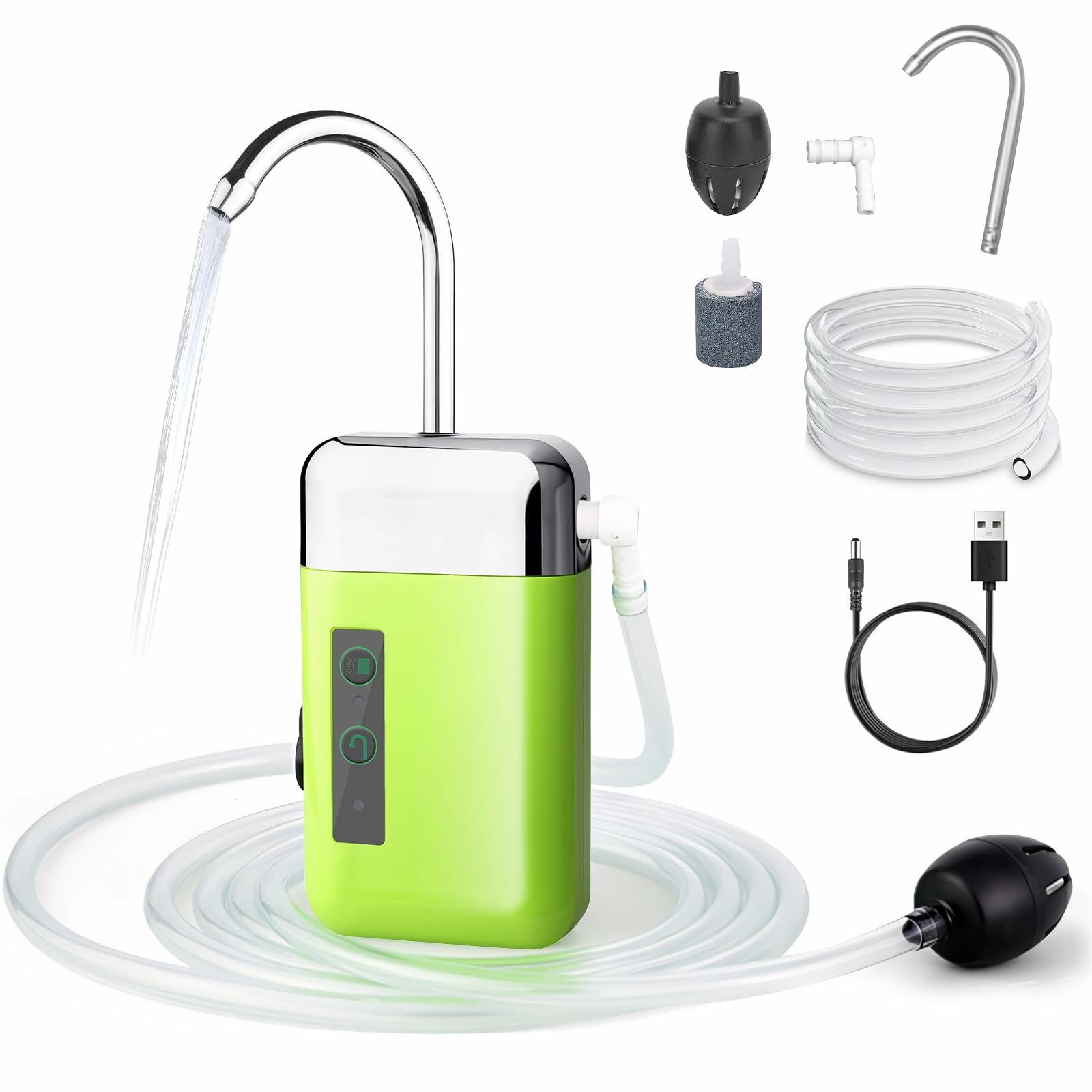 Мобильный туристический умывальник, насос с сенсором движения, электрическая кран помпа с зарядкой от USB.