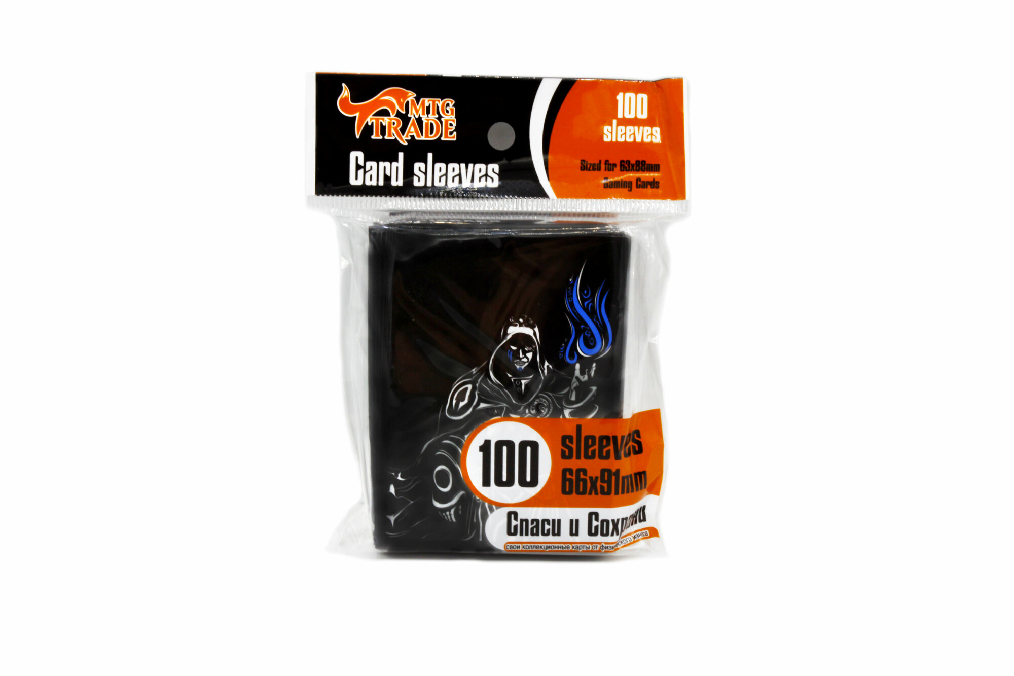 Протекторы MTGTRADE Jace Art 66х91 мм 100 шт. - для карт MTG, Pokemon
