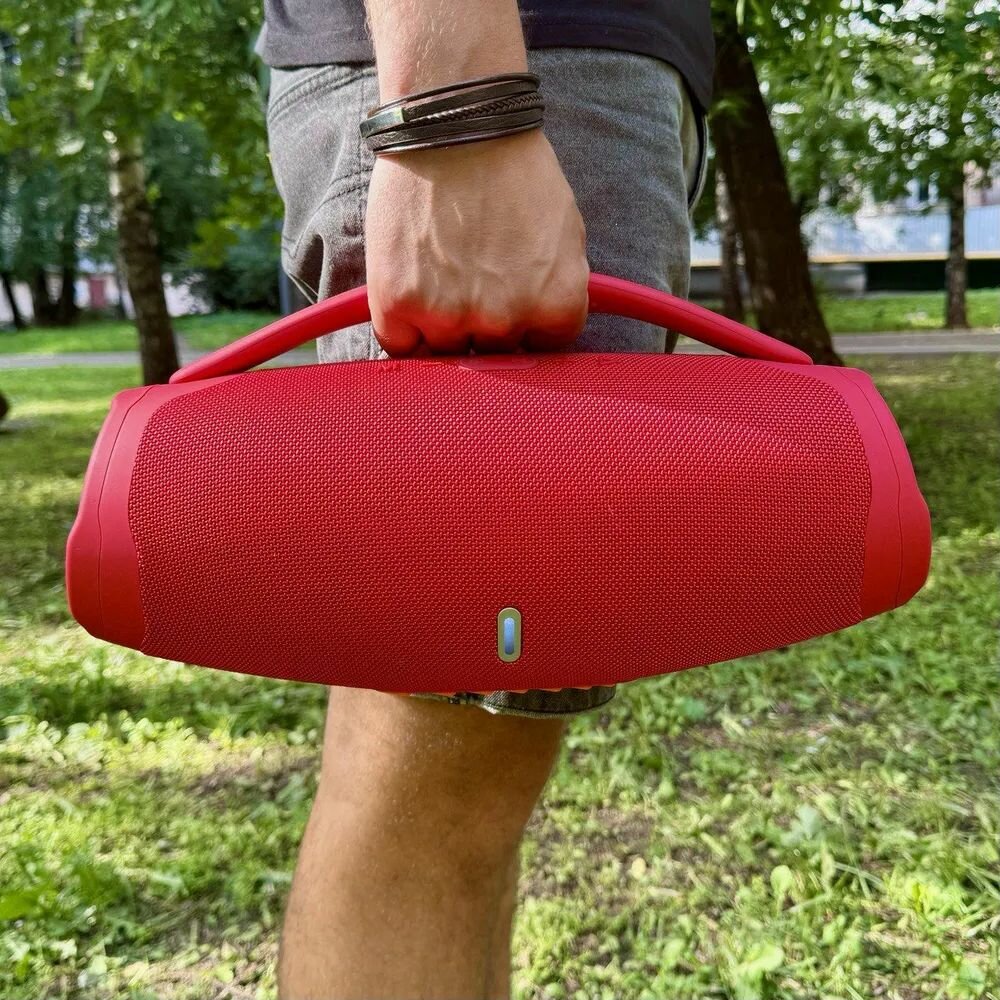 Портативная колонка BOOMBOX 3 Красная / Блютуз колонка беспроводная
