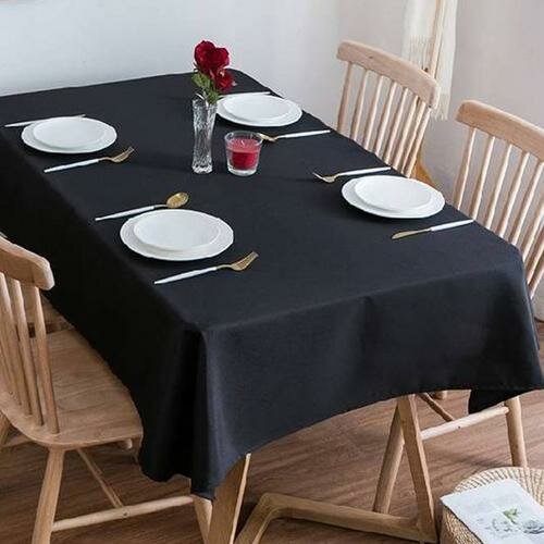 65cm Чистые прямоугольные скатерти Столовые наборы Свадебный банкет Украшение Рождественская скатерть
