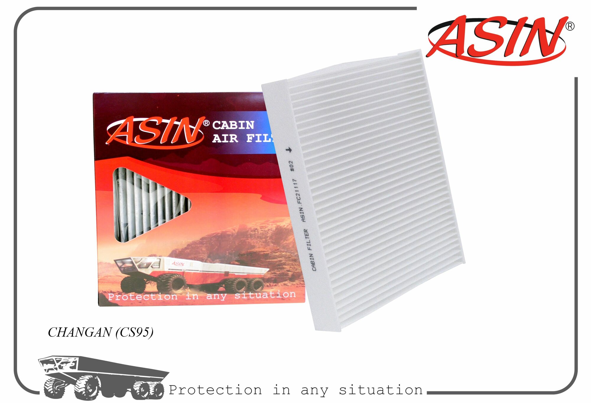 Фильтр салонный для Чанган CS95 ASIN. FC21117 ASIN