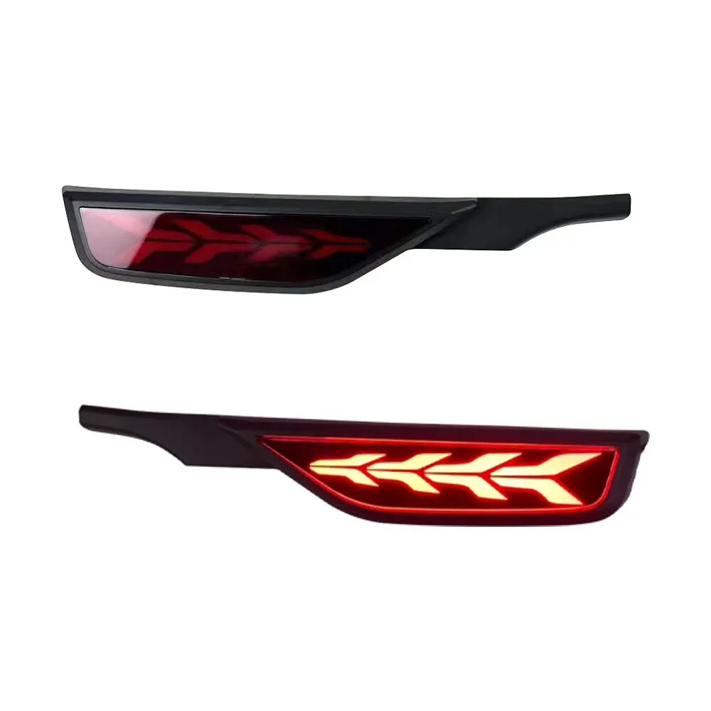 Автомобильная задняя противотуманная фара для Honda Jazz Fit 2018 2019 дюйма Red Model C, Asia model