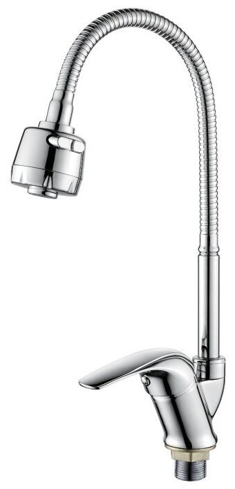 Смеситель для кухни с гибким изливом шлангом и душем Ledeme L4331