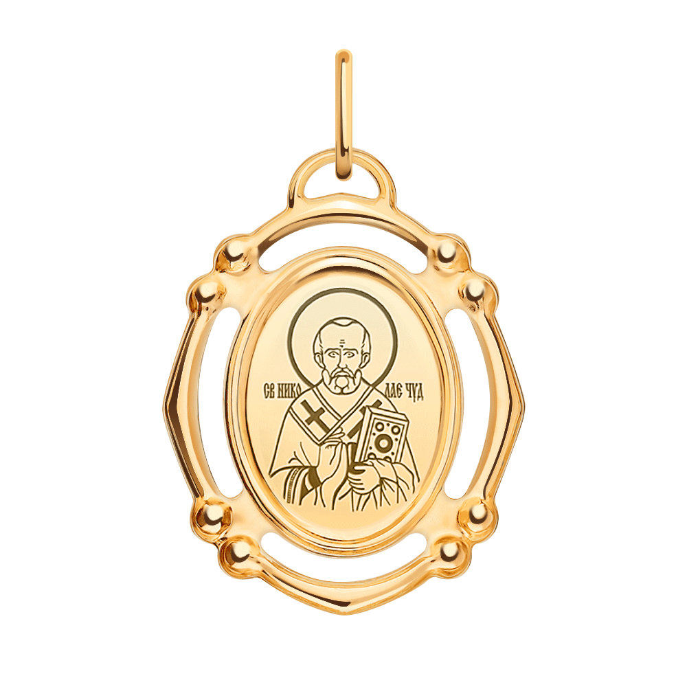 Подвеска, серебро, 585 проба