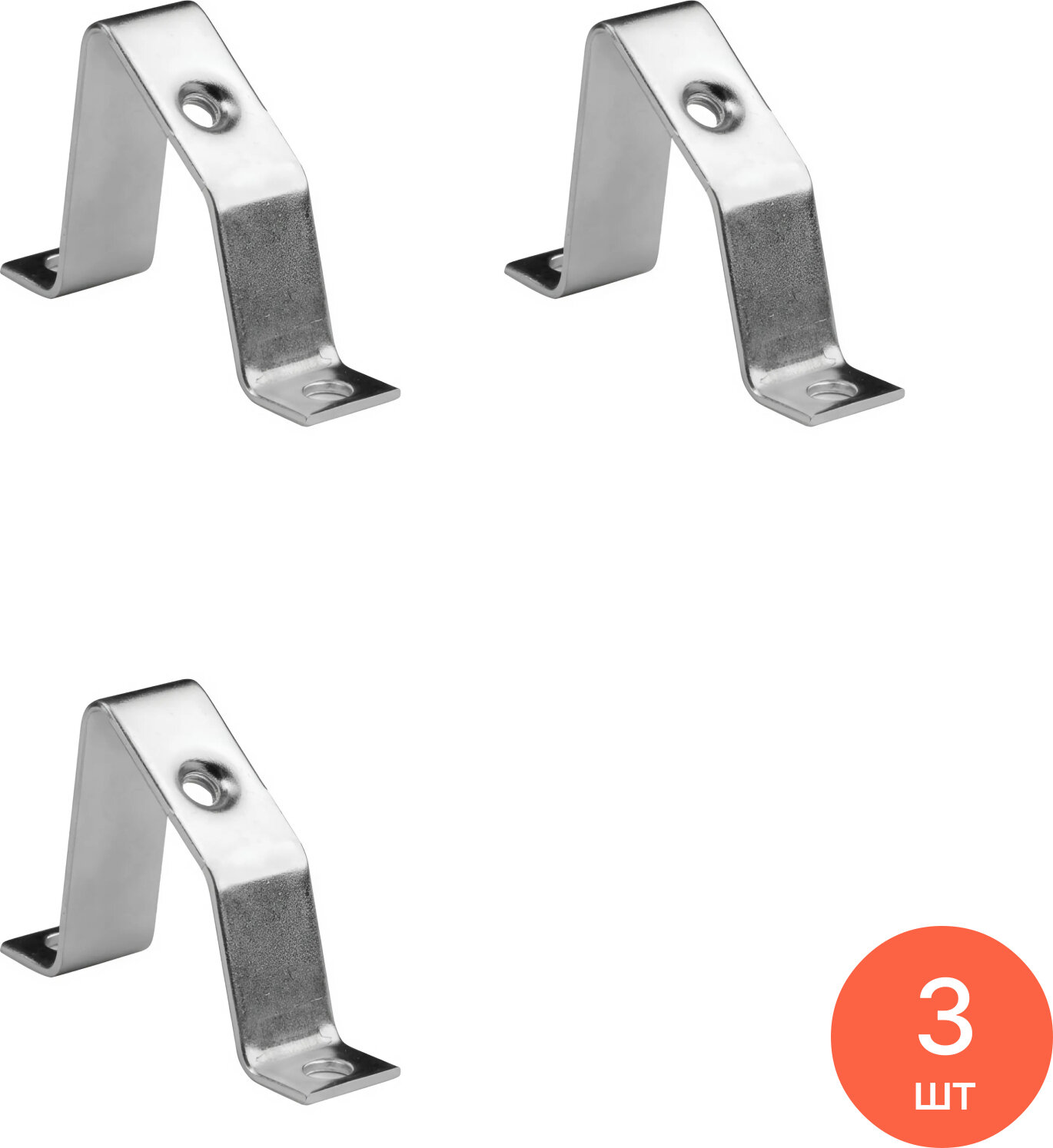 Консоль для кабельных лотков DKC / ДКС ST, стальная, размером 72х48мм / крепеж (комплект из 3 шт)