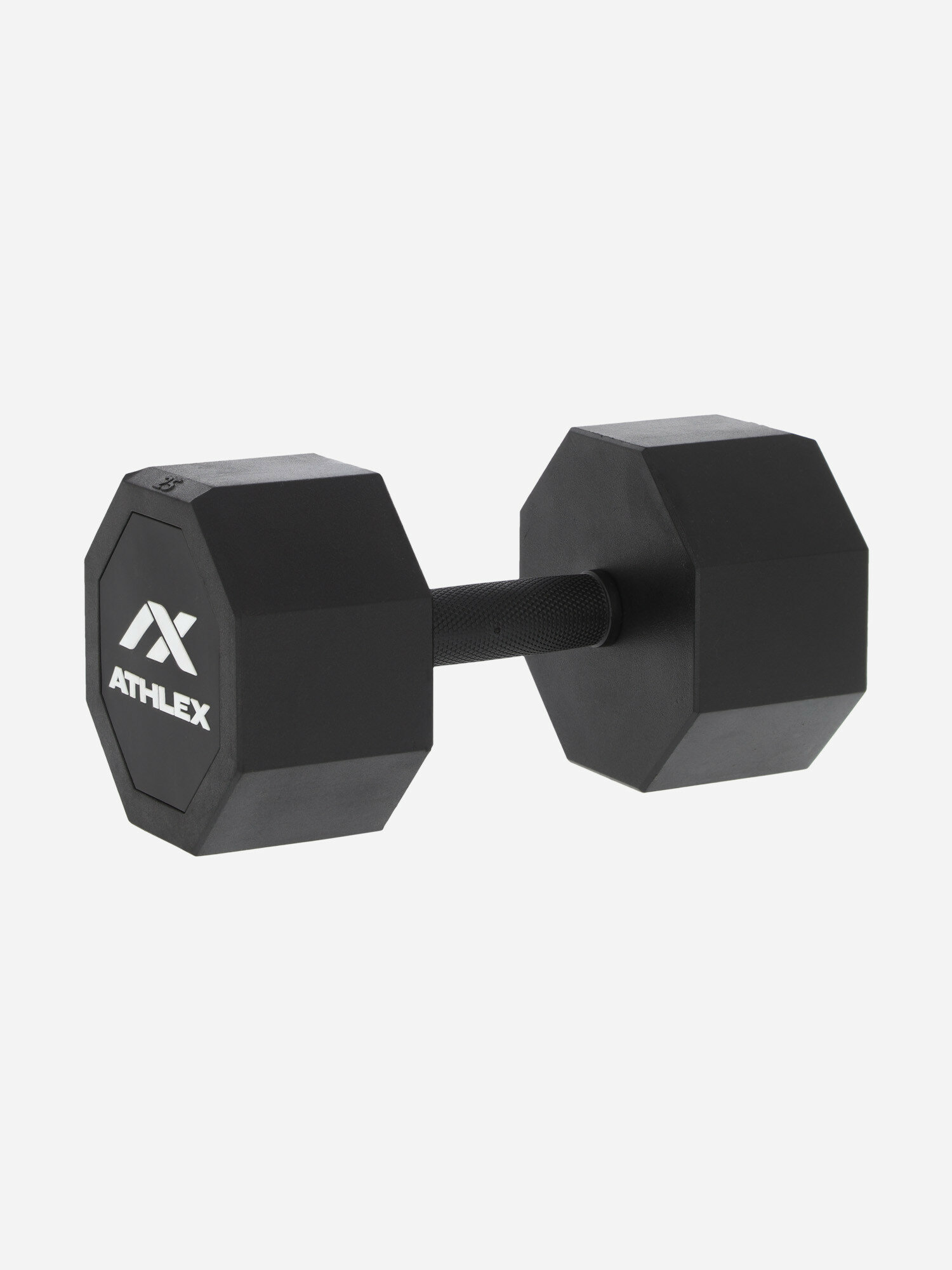 Гантель гексагональная обрезиненная Athlex, 25 кг