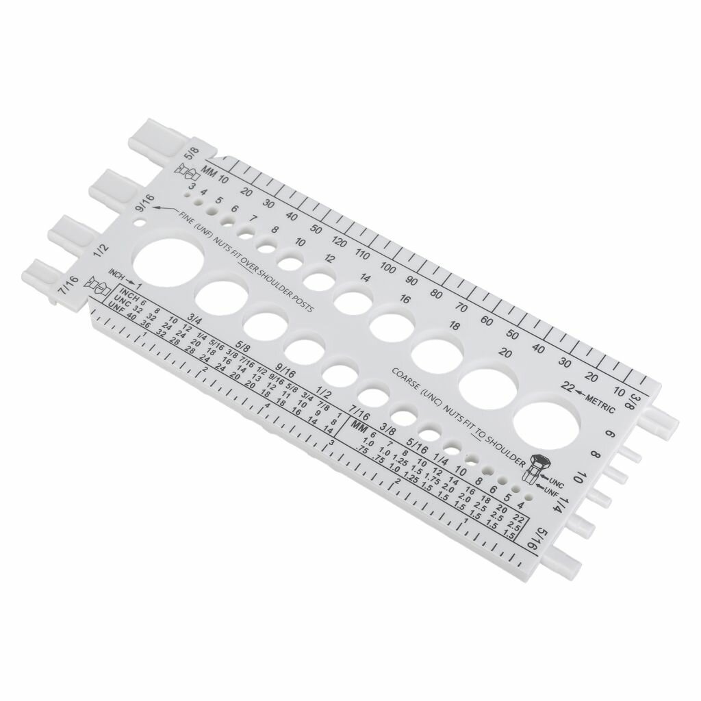 Линейка для нарезания резьбы зеленая