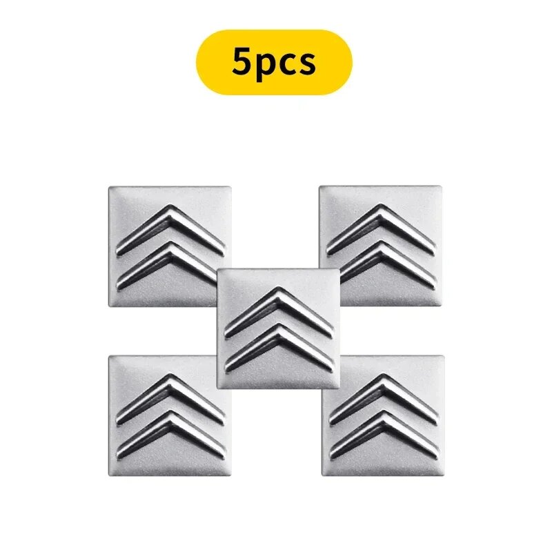 2/5/10 шт. 16 мм дистанционный ключ квадратная эмблема логотип наклейка для Citroen C1 C3 C4 C5 5pcs