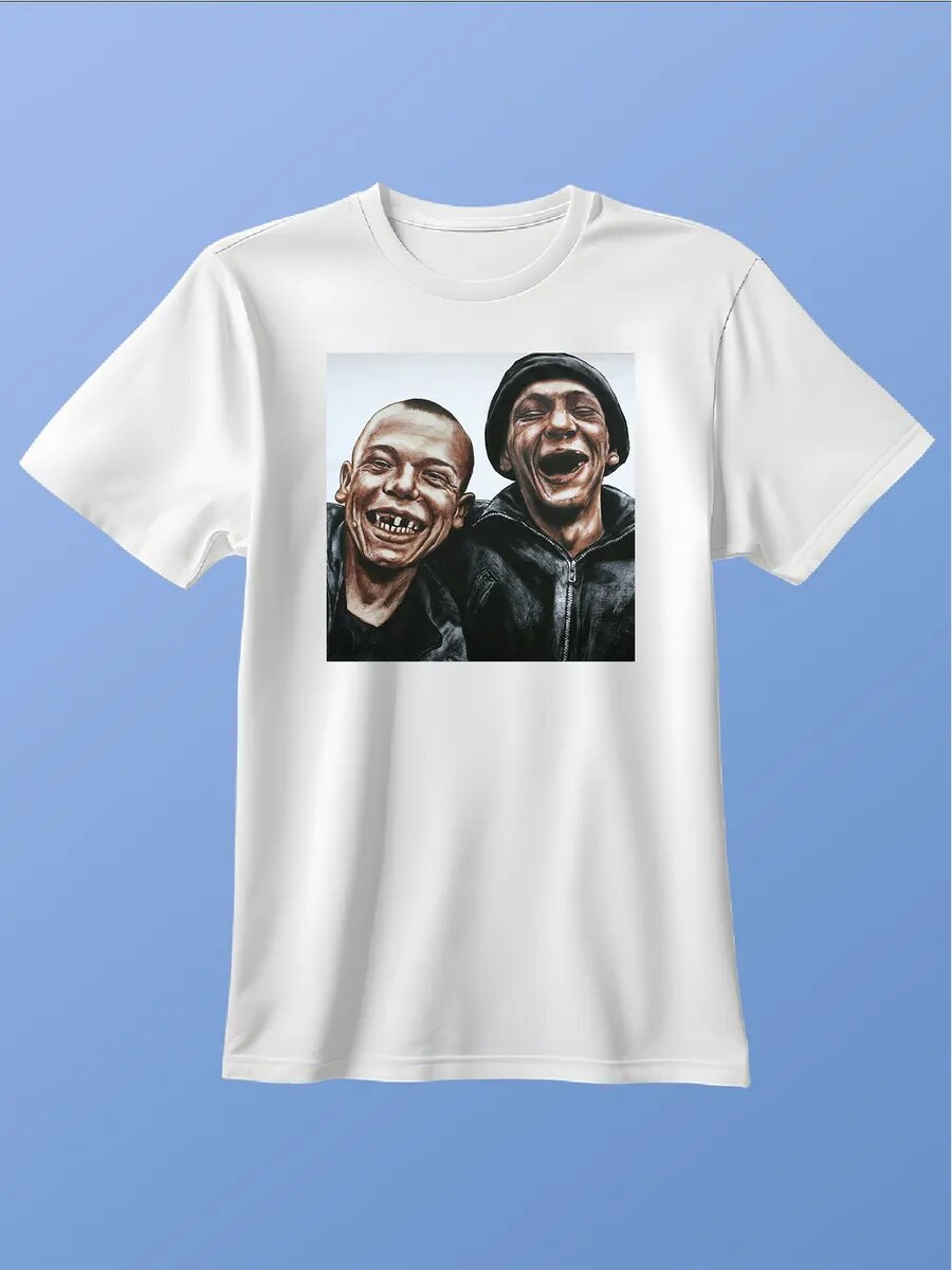 Футболка с мемом улыбка