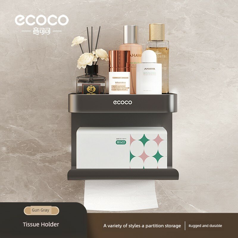 Держатель для фена ecoco, подставка для фена в ванную комнату, органайзер для хранения фена, удобный органайзер для