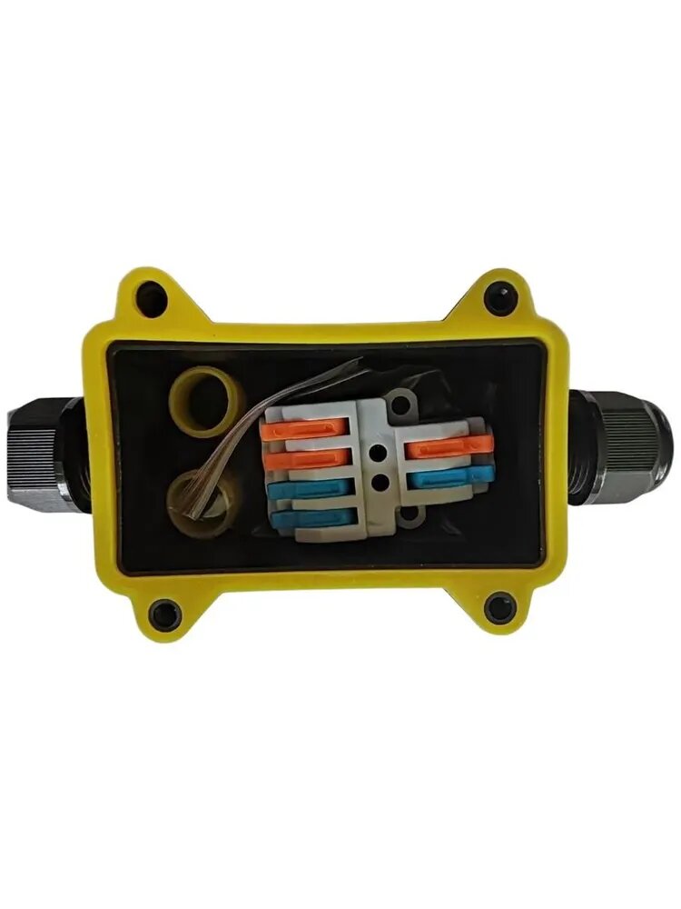 Уличная клемма IP68 водонепроницаемая DEFA F1-2T D24, 450В, 41А, 0.08-4.0mm2, гермоввод 9-12/10-14