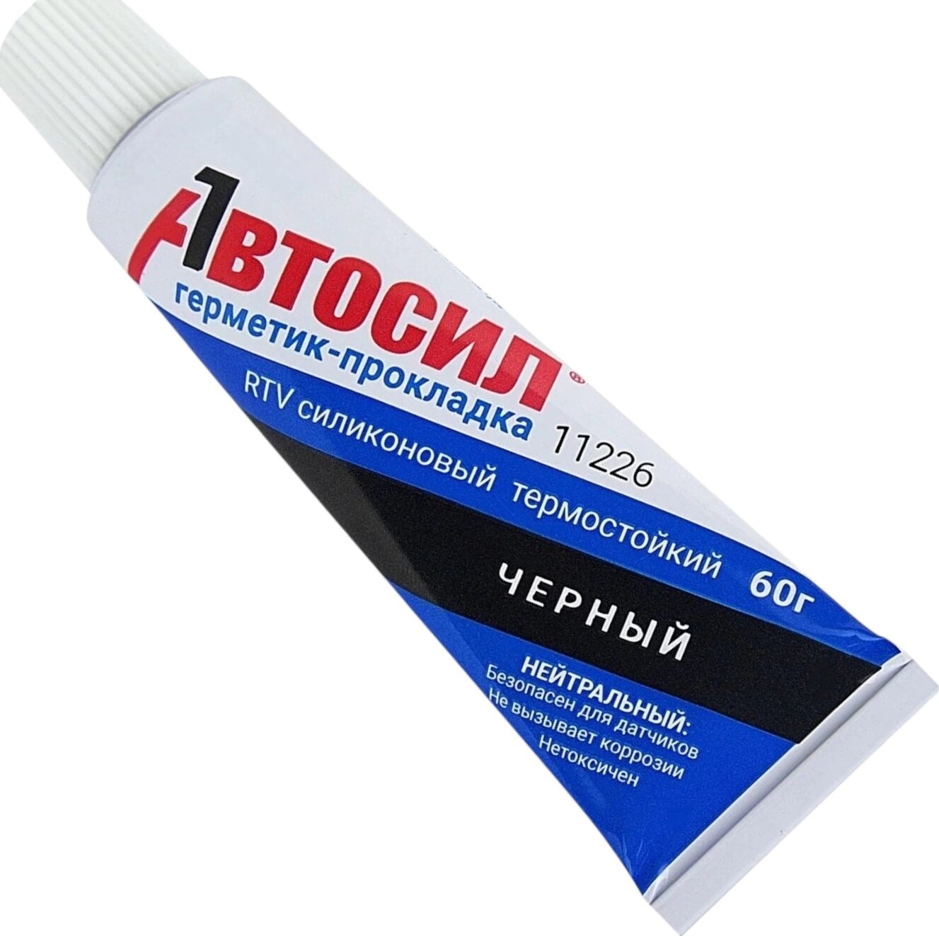 Герметик-прокладка автосил 11226 черный (60 г)