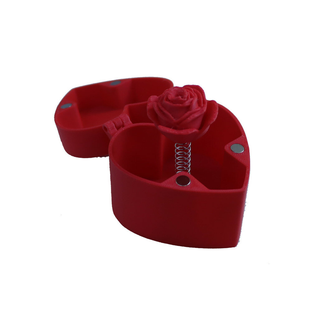 Коробка для подарков 3d printed surprise gift box collection с diy options, красный