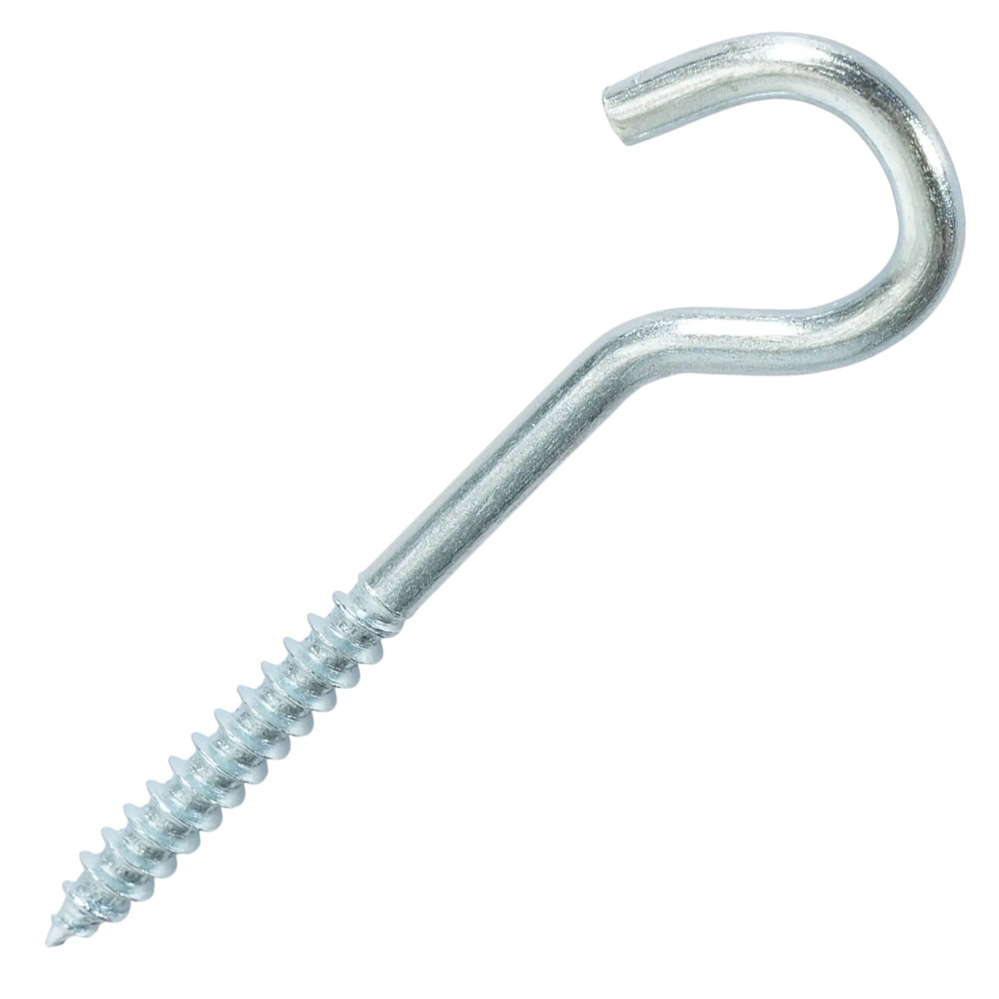 Шуруп-крюк стальной оцинкованный 4x40 мм набор из 4 шт для крепежа и монтажа