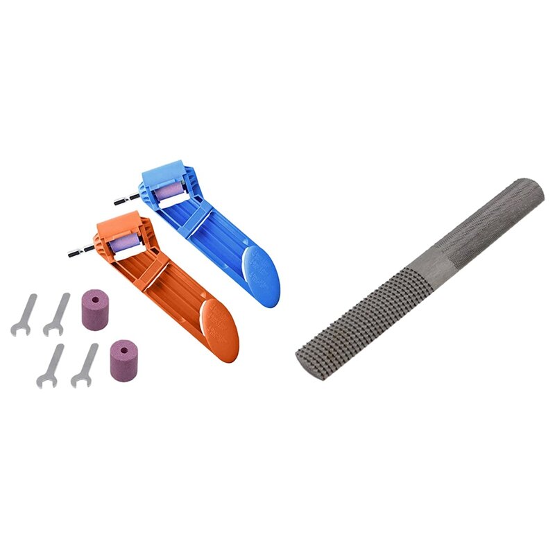 Инструмент для шлифования корундом, 2-12,5-мм заточной станок для сверл, корунд и 4-в-1 напильник для самостоятельной обработки дерева, ручной напильник