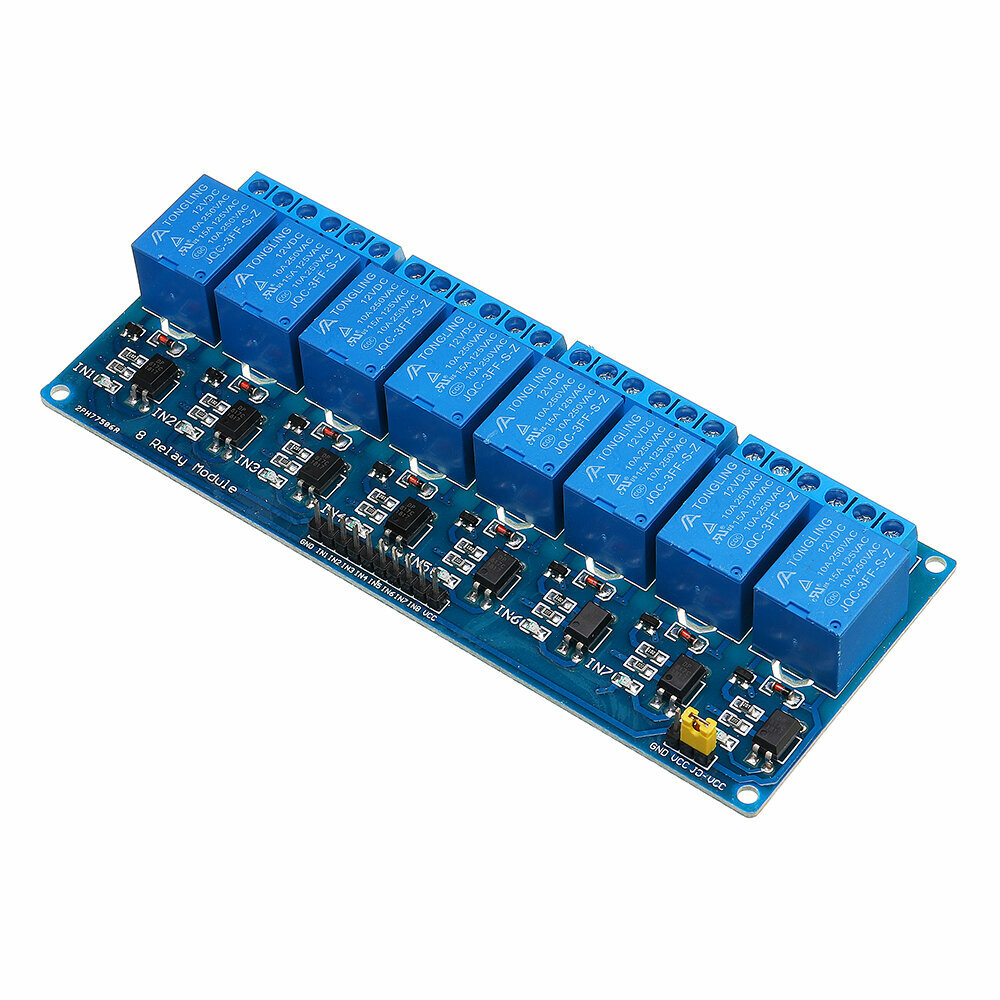 Инструмент 8-канальное реле 12 В с оптронной изоляцией реле модуль для Arduino AVR 51 PIC SCM
