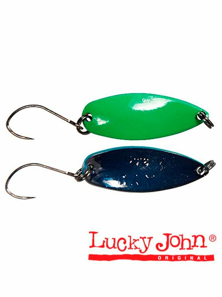 Блесна на окуня колеблющаяся (колебалка) Lucky John TR AYU длин.31мм/03.5г 002 набор приманок на форель голавля в небольших речках и озёрах , снасти рыболовные для зимней и летней рыбалки