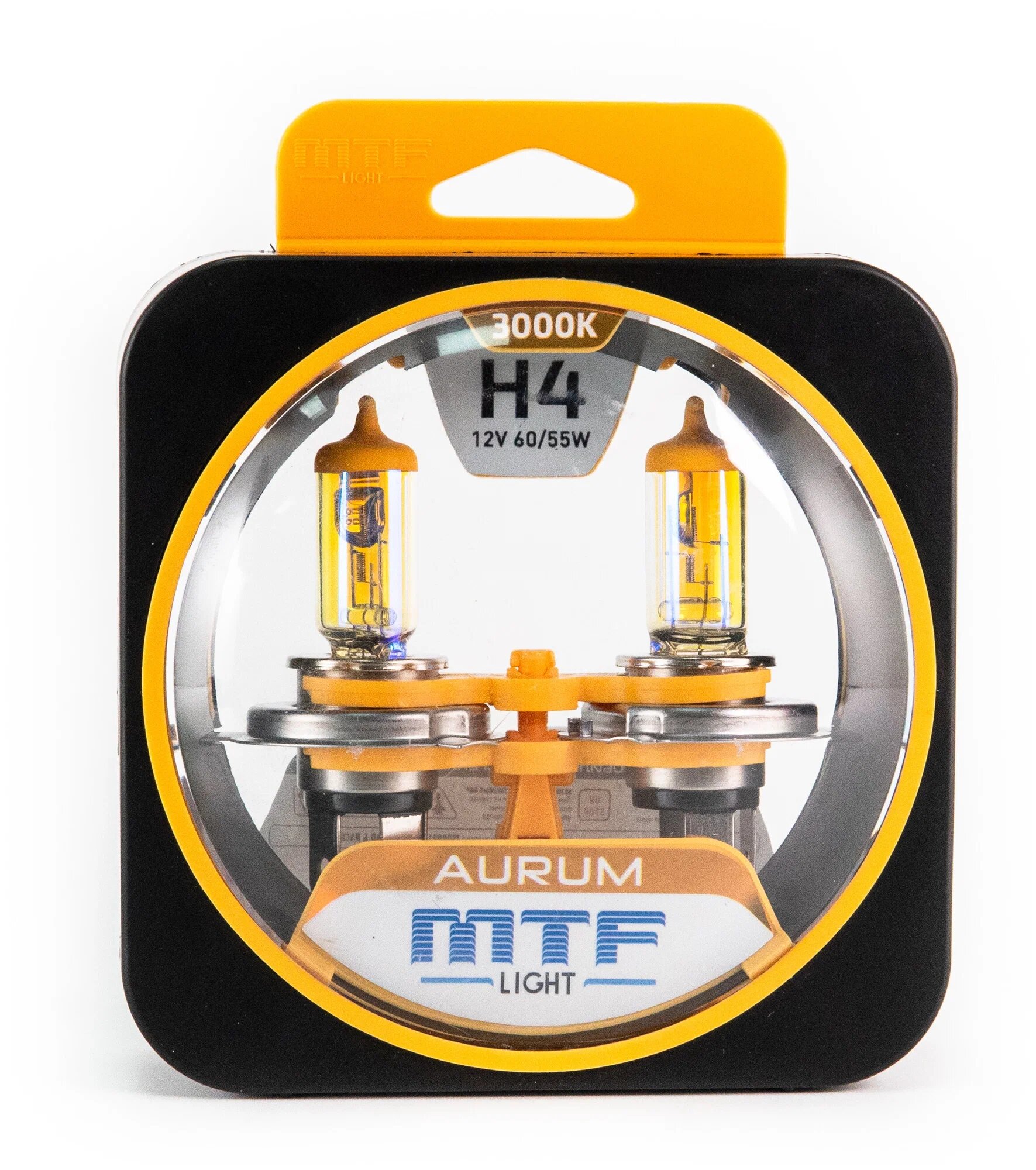 MTF Лампа автомобильная Aurum 3000K H4 (55),