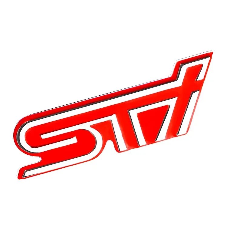Кузов автомобиля, передняя решетка, эмблема, хвостовая наклейка для Subaru STI I, логотип WRX Forester XV Outback Impreza Red, Griller
