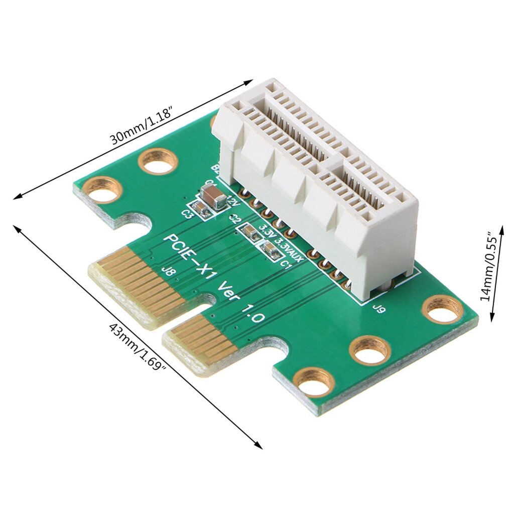 PCI Express 90 адаптер-удлинитель, Другое