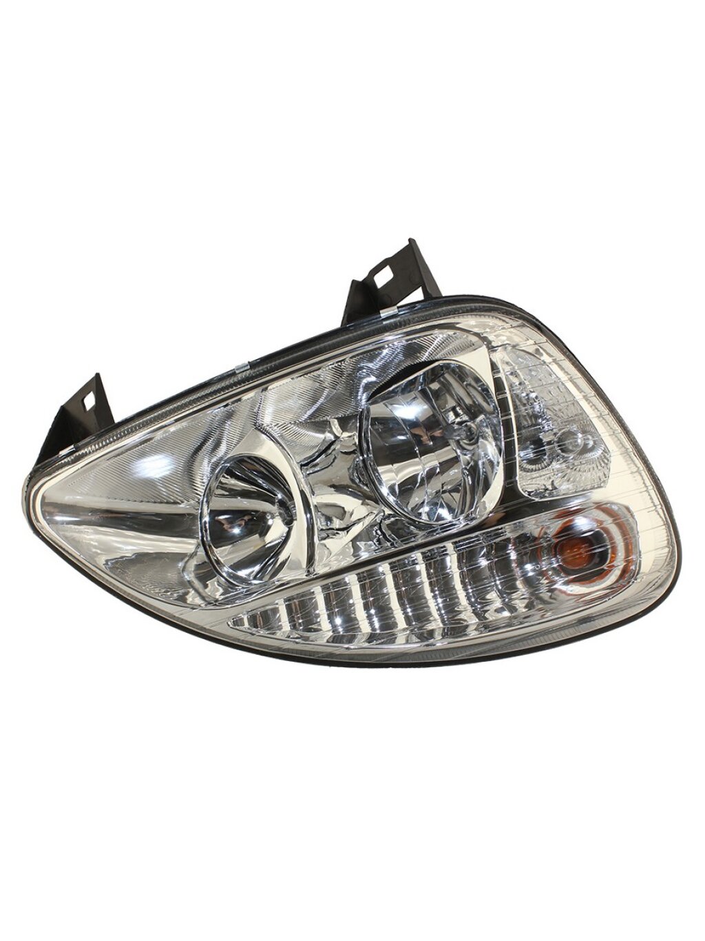 Фара для а/м ГАЗель (рестайлинг) правая "PRAVT" стекло, ручной корректор