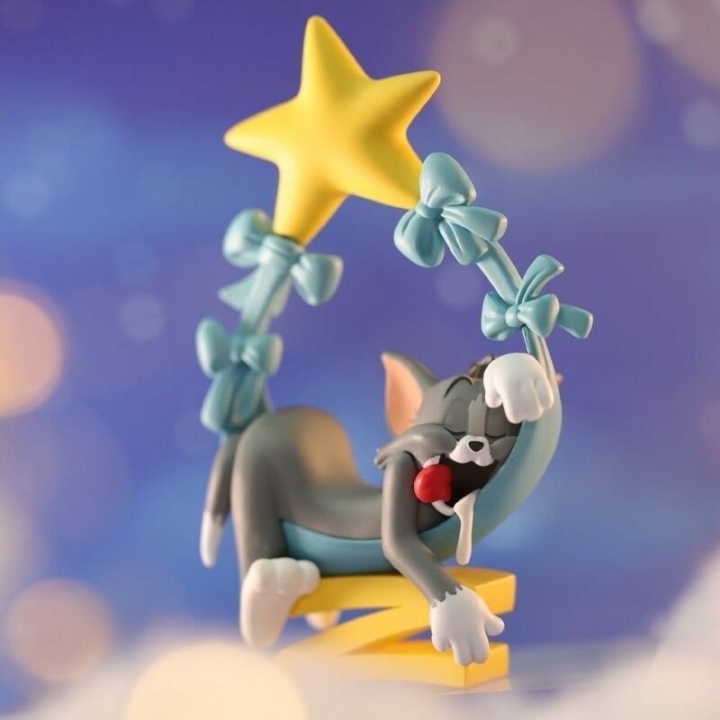 Серия сладких снов Том и Джерри, слепая коробка, фигурки Тома и , интернет-знаменитости, милые игрушки для настольного автомобиля