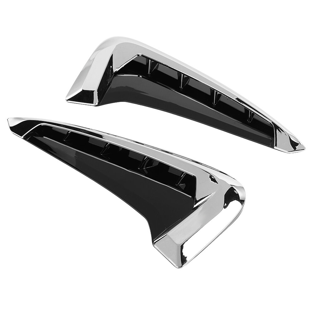 Боковая Решетка Воздухоотвода, Износостойкая Высокопрочная Наружная Проточная Крышка ABS Стильная Надежная для Автомобиля