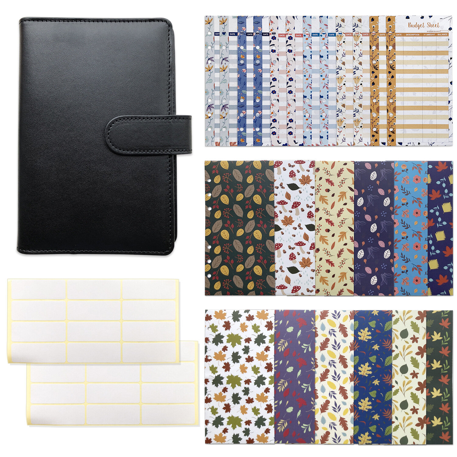 Набор бумаги для конвертов "Кленовый лист", деловой, перламутровый, 10 листов