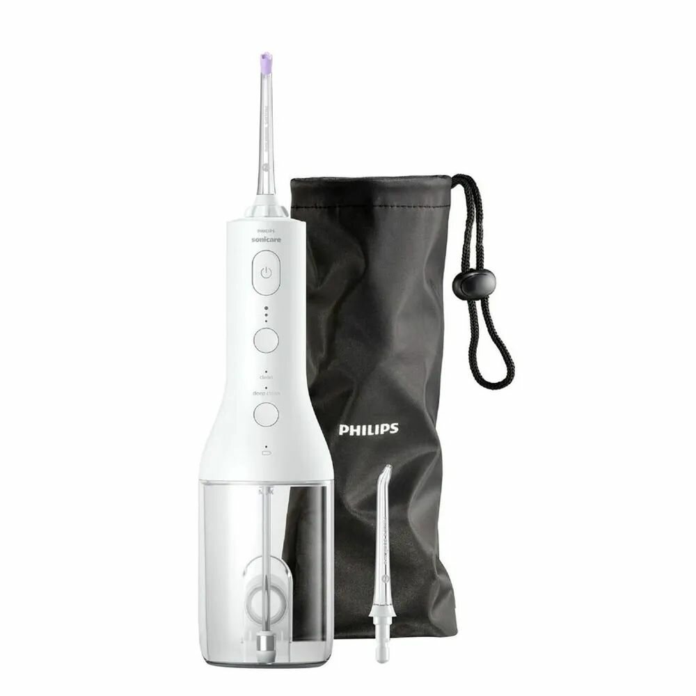 Philips Sonicare Ирригатор для полости рта Cordless Power Flosser 3000 HX3826/31, белый