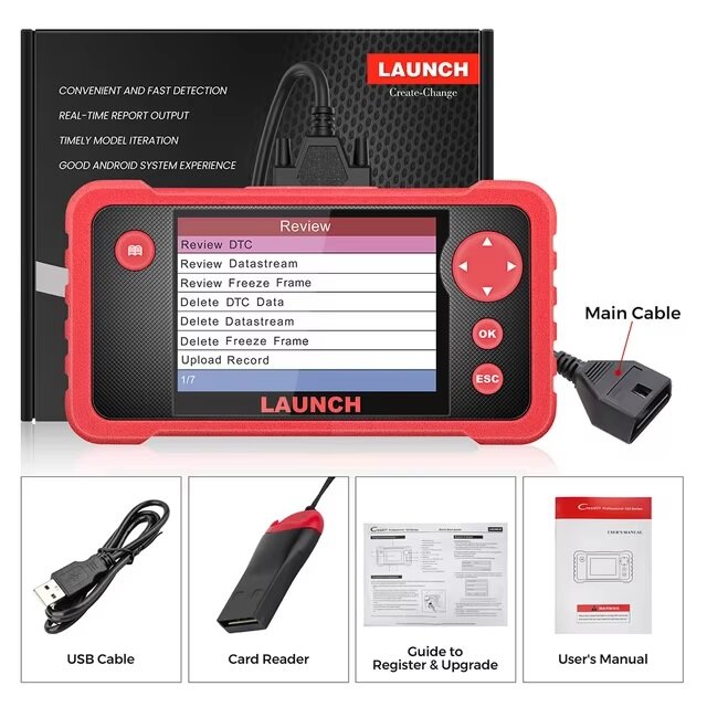 Диагностический сканер LAUNCH X431 Professional Diagnostic Tool CRP123 V2.0