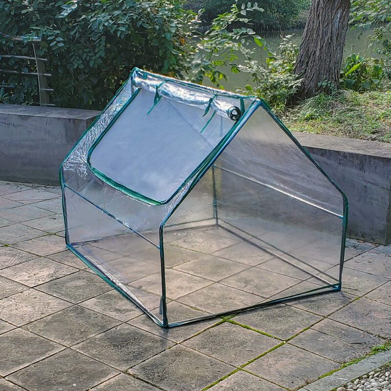 Балконная теплица, утеплитель для теплицы на открытом воздухе, прозрачная крышка + полка