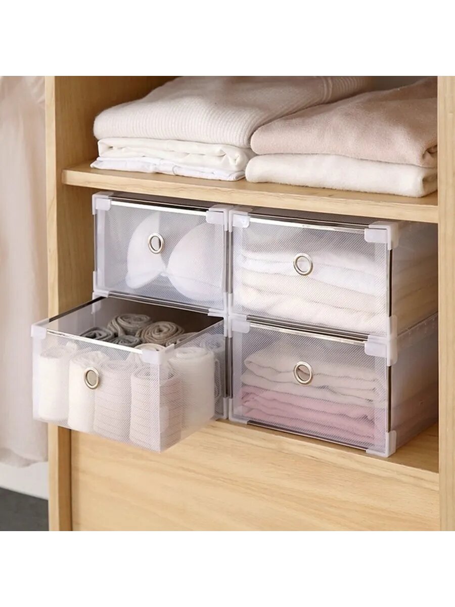 Комплект выдвижных коробок для обуви