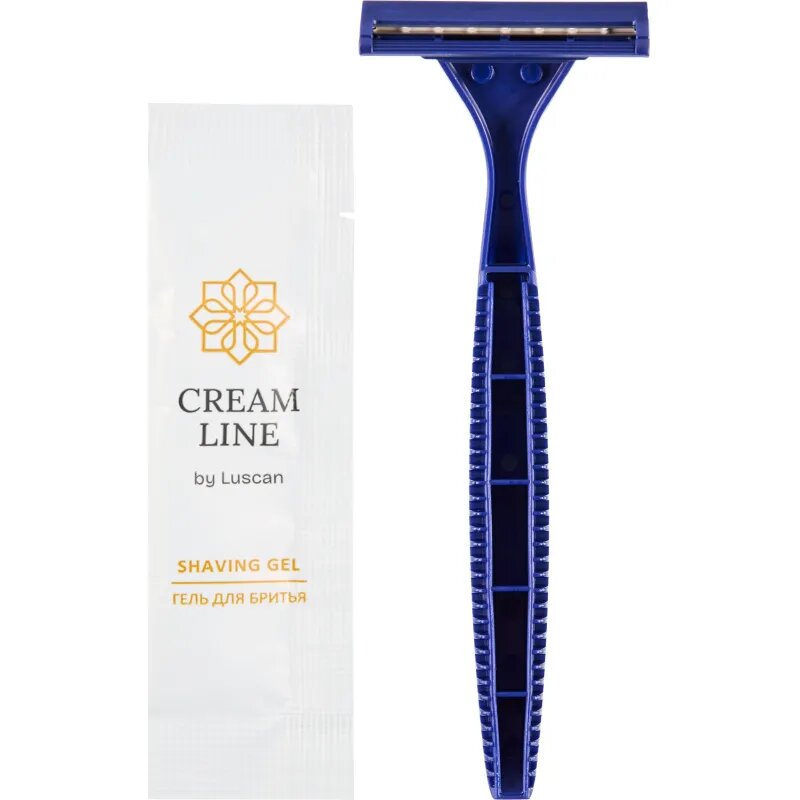 Набор бритвенный Luscan Cream Line картон,200шт 1921140