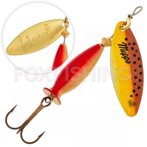 Блесна вращающиеся Mepps Aglia Long Heavy №1+ 12гр. #G Brown