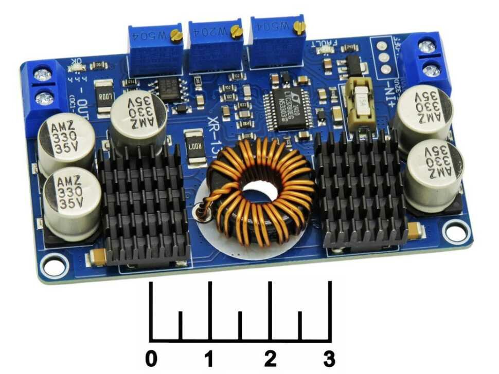 Преобразователь DC/DC вход 5-32V/выход 1-30V 7A LTC3780 (XR-131) (повышающий/понижающий)