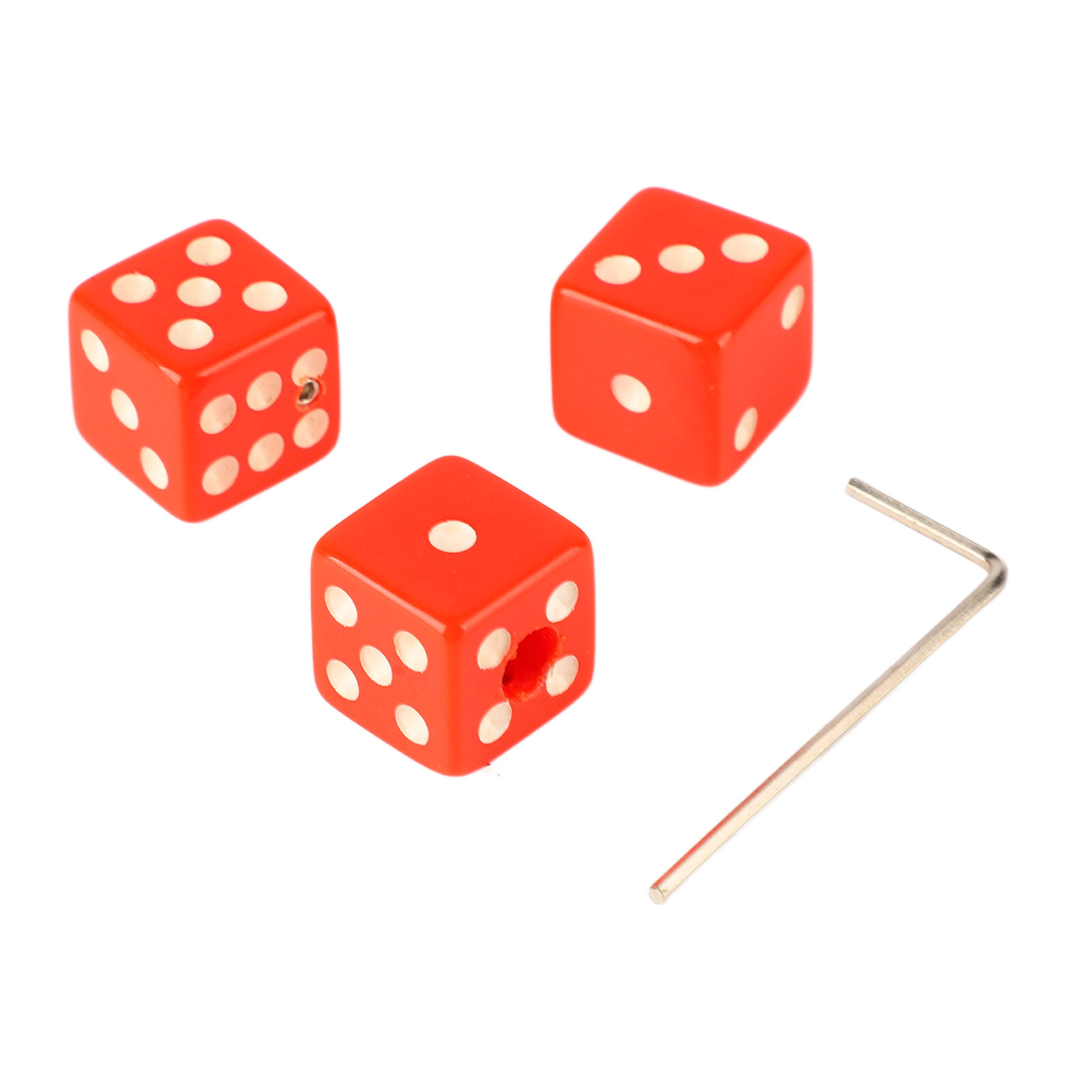 3 ручки регулировки громкости для гитары в форме кубика, ручки регулировки скорости с гаечным ключом, пластиковые музыкальные детали, красные