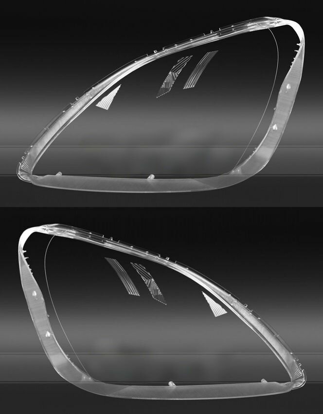 Стекла фар для Honda CR-V (2004-2007), комплект, поликарбонат