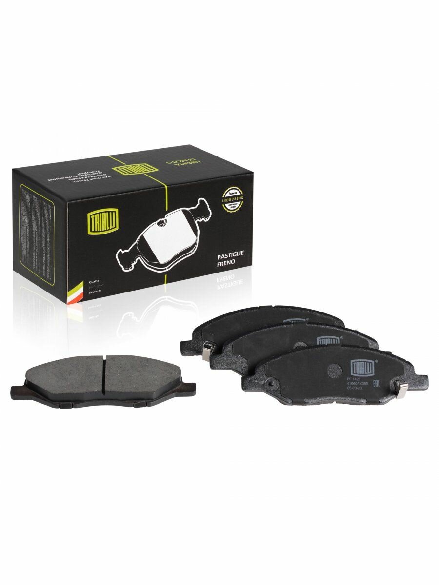 Колодки тормозные дисковые передние TRIALLI PF1423 для а/м NISSAN MICRA/NOTE/TIIDA