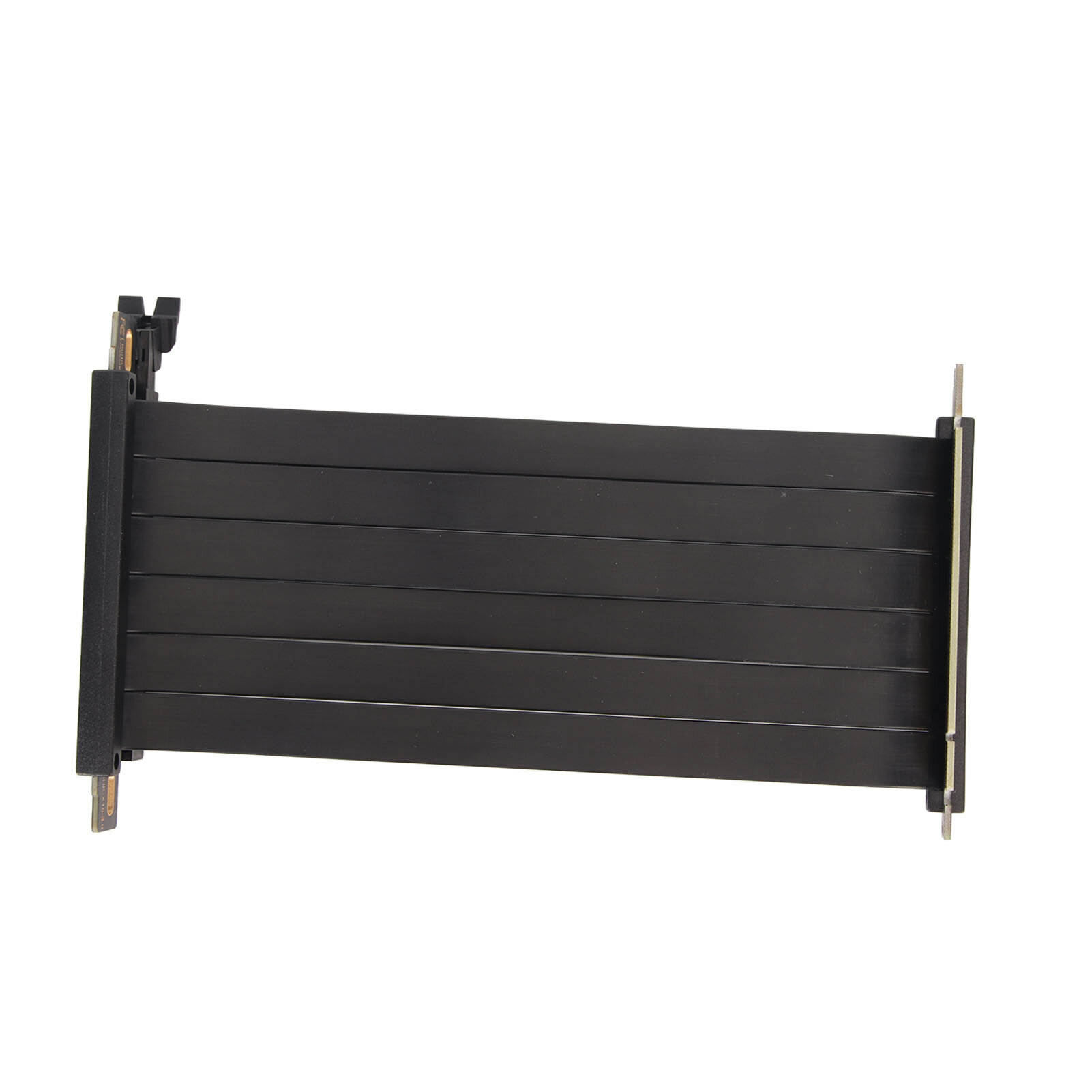 PCIE 3.0 X16 Riser Cable 180 градусов Высокоскоростной гибкий двойной обратный разъем GPU Удлинительный кабель для видеокарты Черный 30 см / 11,8 дюйма