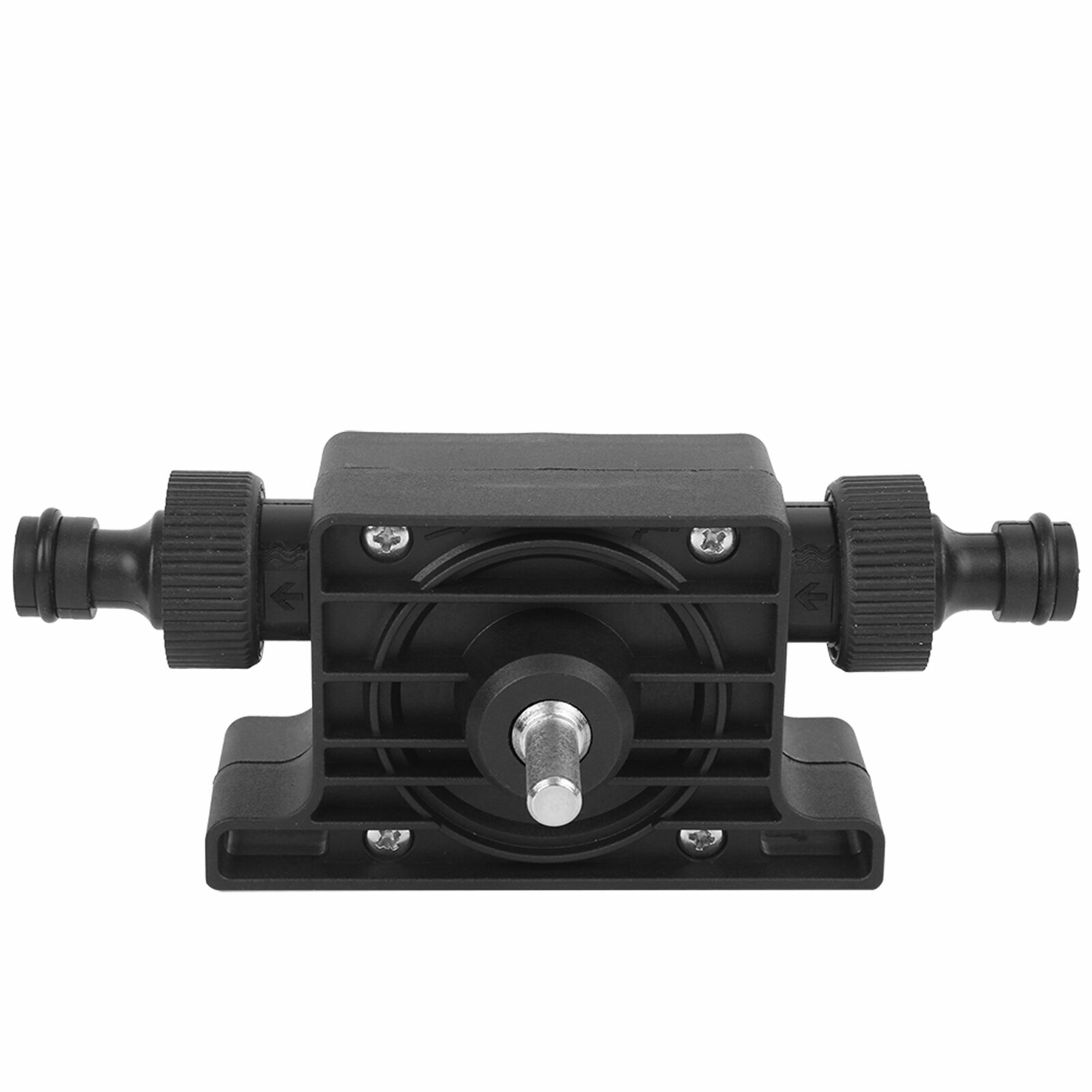 Портативный электрический насос с приводом от дрели, компактный водяной масляный насос с разъемом 2 шт, черный масляный насос