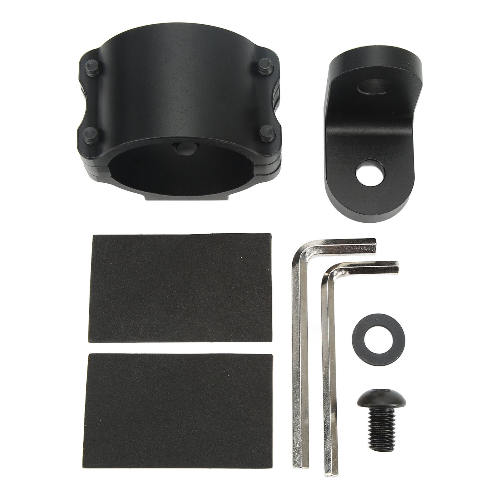 Регулируемый держатель для флагштока UTV, усиленный, черный, для дуг 1.75-2 дюйма