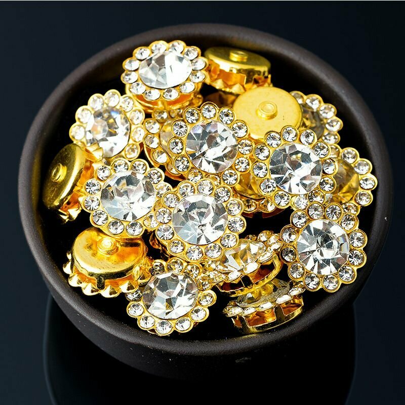 Стразы для творчества и декора, 10 мм, 50 шт, самоклеящиеся кристаллы для скрапбукинга, украшений, свадеб, новогоднего декора и школьной формы