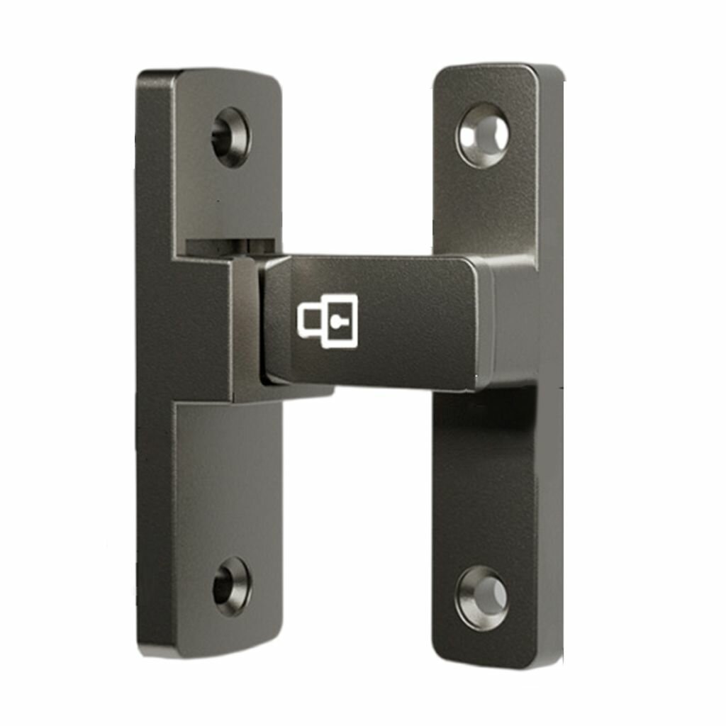 Светящийся болт, внутренняя дверная пряжка без перфорации-плоская пряжка звездно-серого цвета