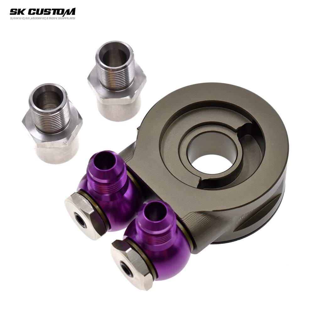 Универсальный адаптер радиатора SK для автомобиля, комплект для модификации масляного AN10